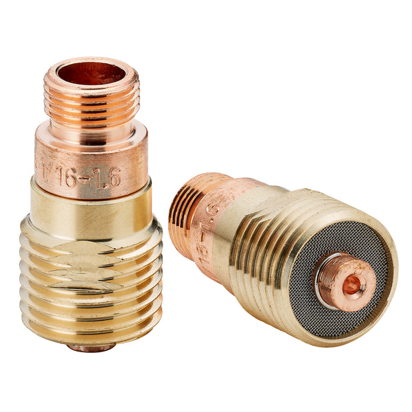 Stubby Gas Lens Collet Bodies 17/18/26 torches 2 Pack – PrimeWeld